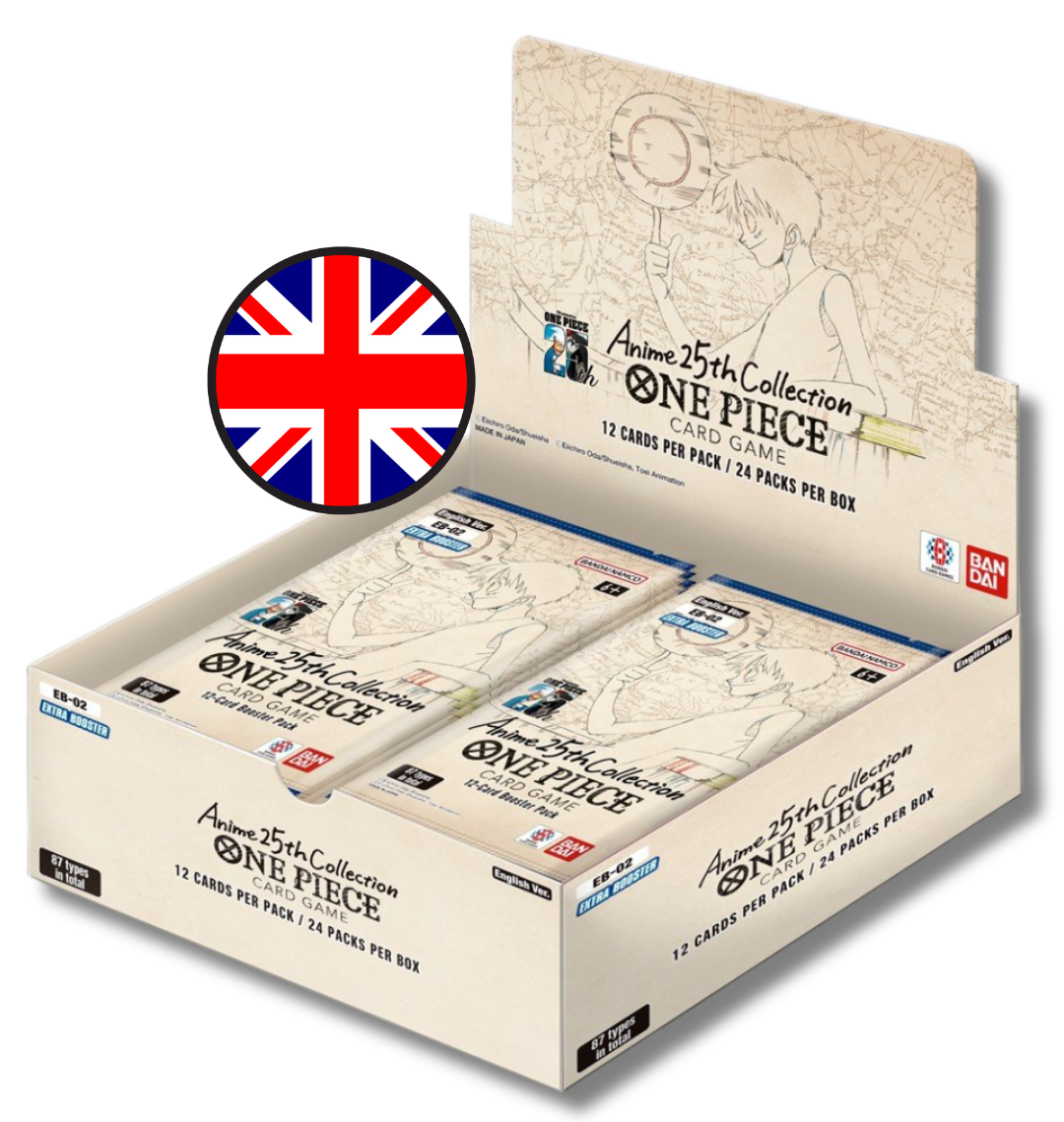Card Collection EB02 Anime 25th Anniversary Booster Display ...